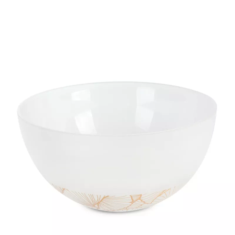 LIMITED COLLECTION Misa LUNA biało-złota z malowanego szkła ...