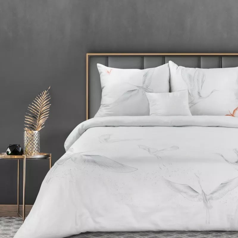 REINA LINE Komplet pościeli LEA z makosatyny bawełnianej z nadrukiem z ...